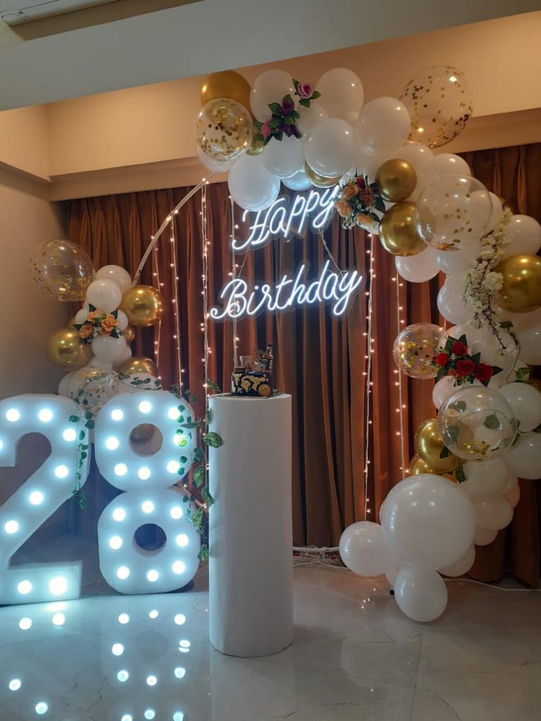 Birthday Ring Decoration With Balloons | Balloon Ring Decoration